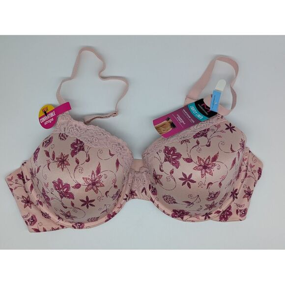 Maidenform | Intimates & Sleepwear | Maidenform Pink Floral Bra Size 4c ...